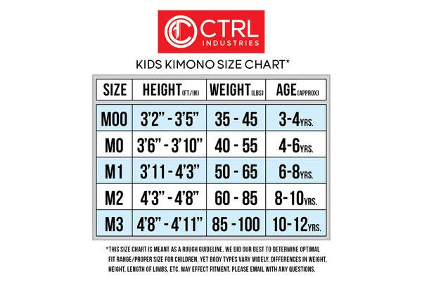 Size Chart for Kids Kimonos – CTRL INDUSTRIES